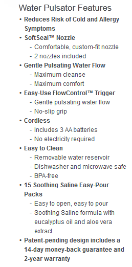 WaterPik SinuSense Review - Making Time for Mommy