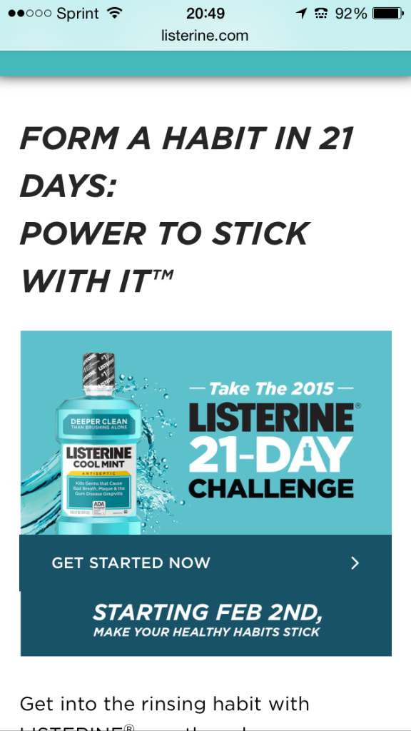 Listerine Challenge Archives - Making Time for Mommy